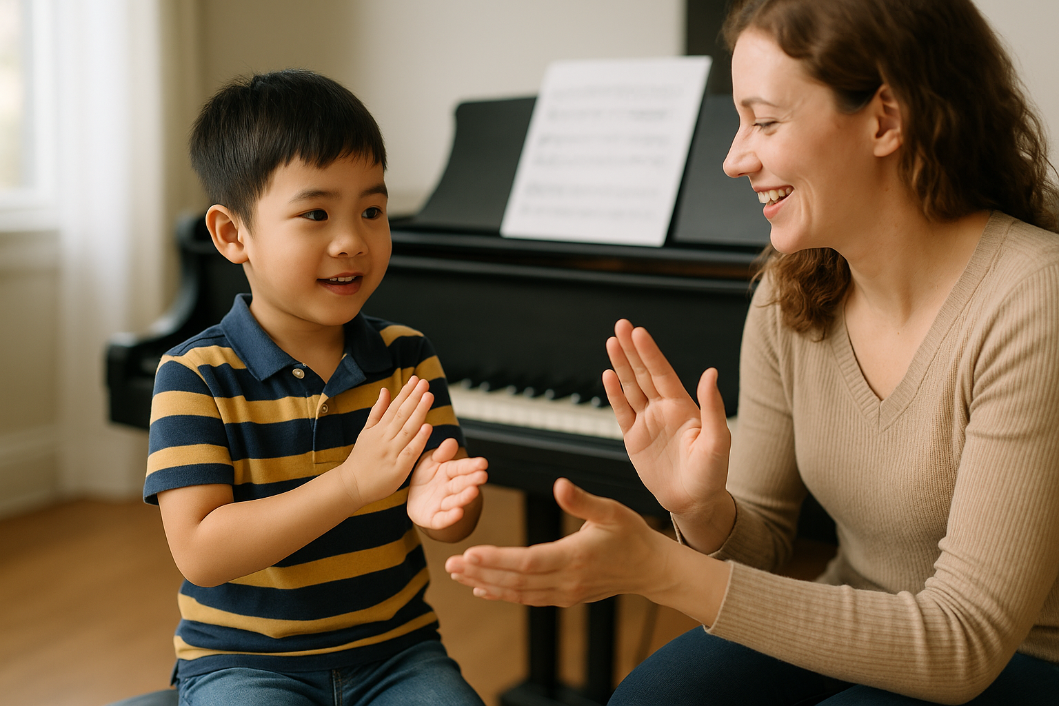 Practicing Musical Rhythms In Piano Lessons For Kids - Lessons In Your Home
